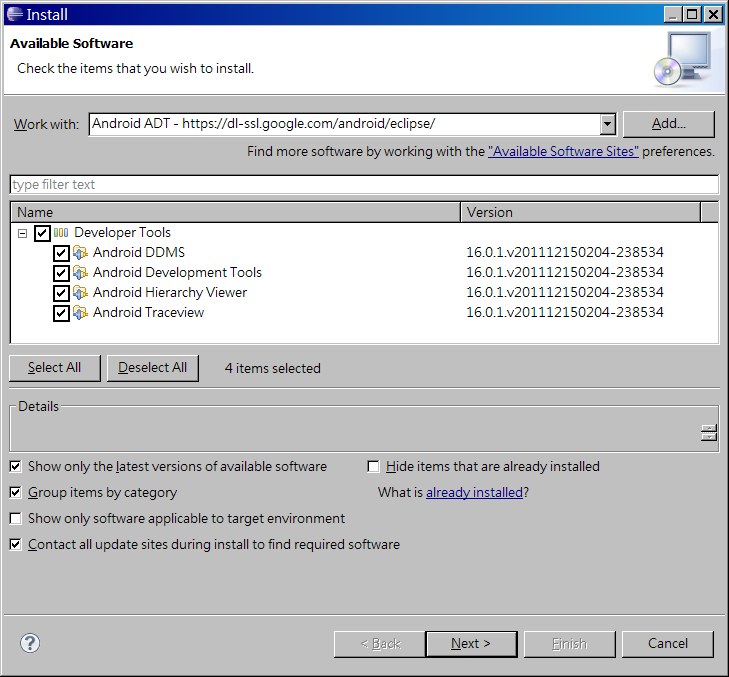 Android Environment Setup Android 環境設定